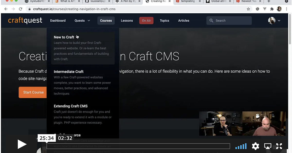 Some Thoughts on Navigation in Craft CMS | CraftQuest