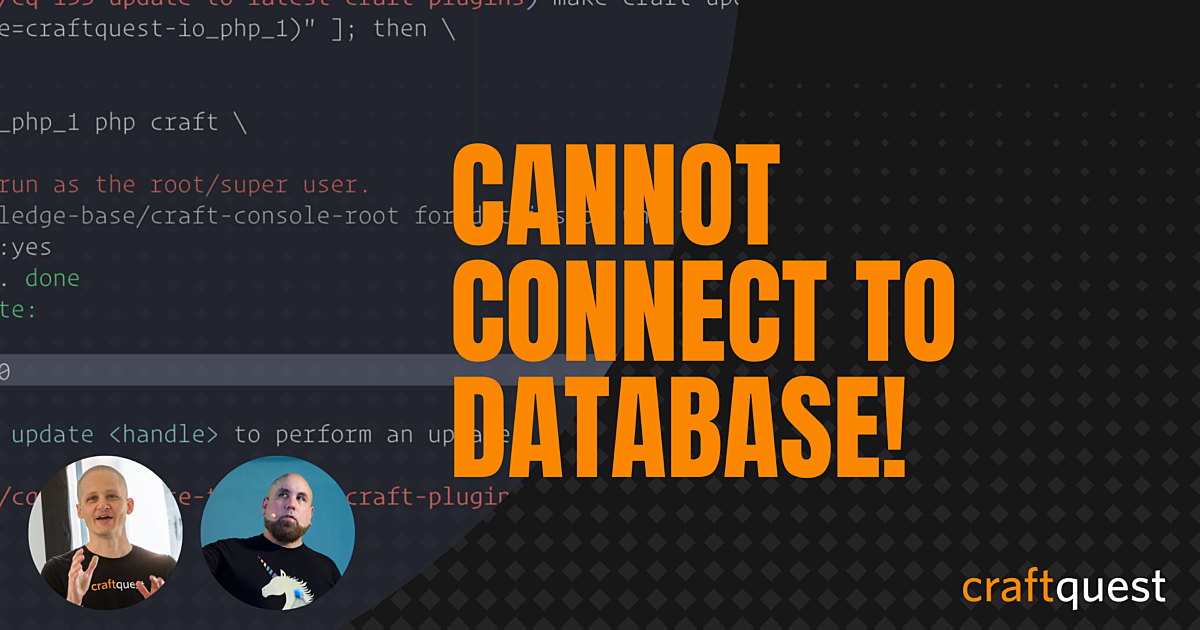 How To Troubleshoot A Database Connection Issue Craftquest 2784