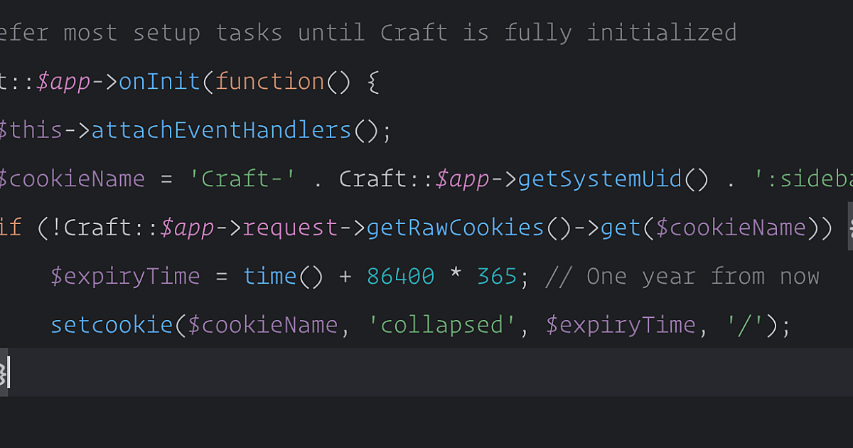 Make Craft 5 Control Panel Sidebar Default to Collapsed | CraftQuest
